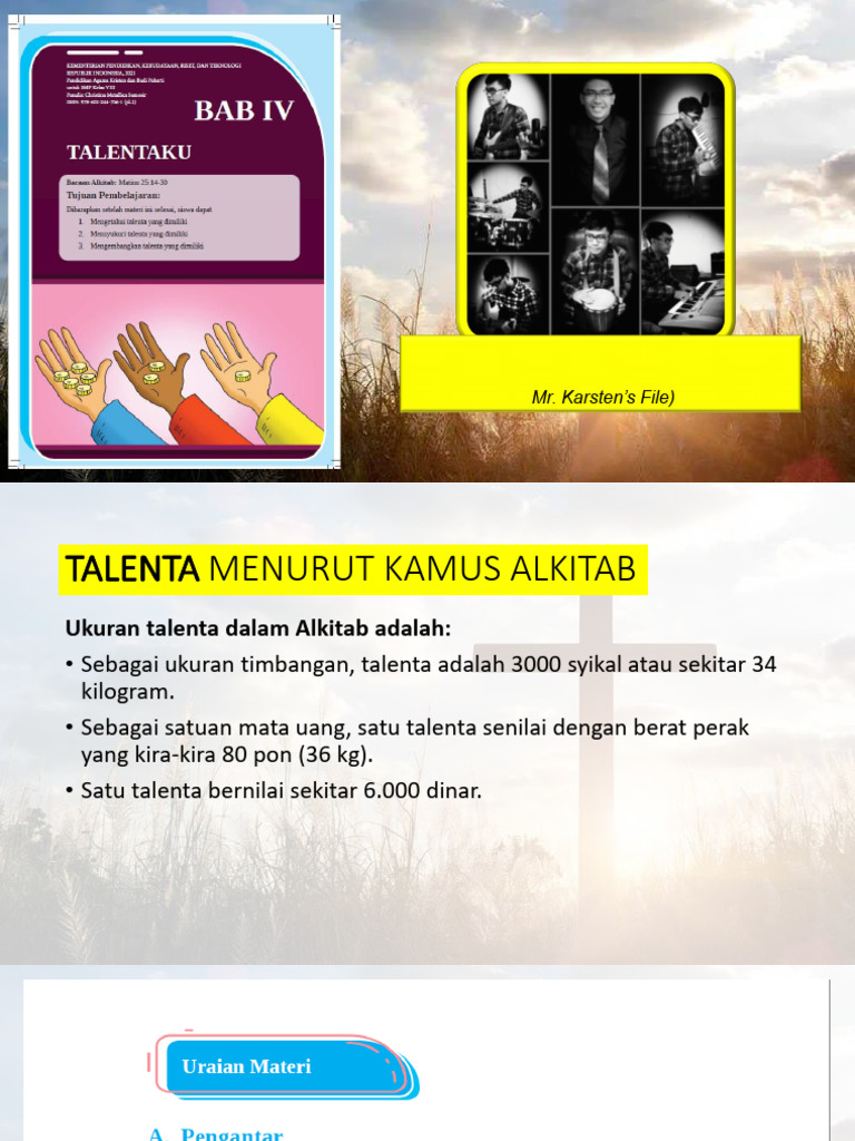 CP 8.1 - Materi Talentaku - Mr. Karsten's File | PDF