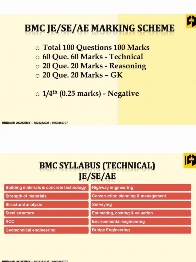 BMC Je - Se - Ae Syllabus & Details | PDF