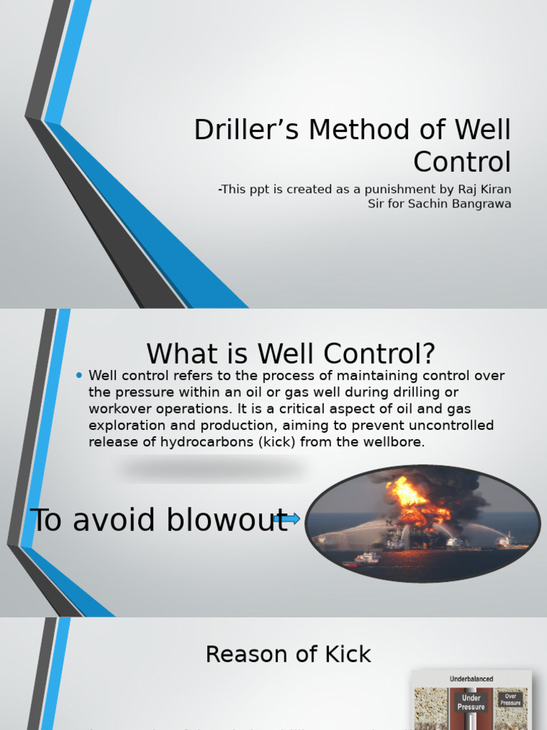 Well Control for Oil Drillers | PDF | Fuel Production | Petroleum