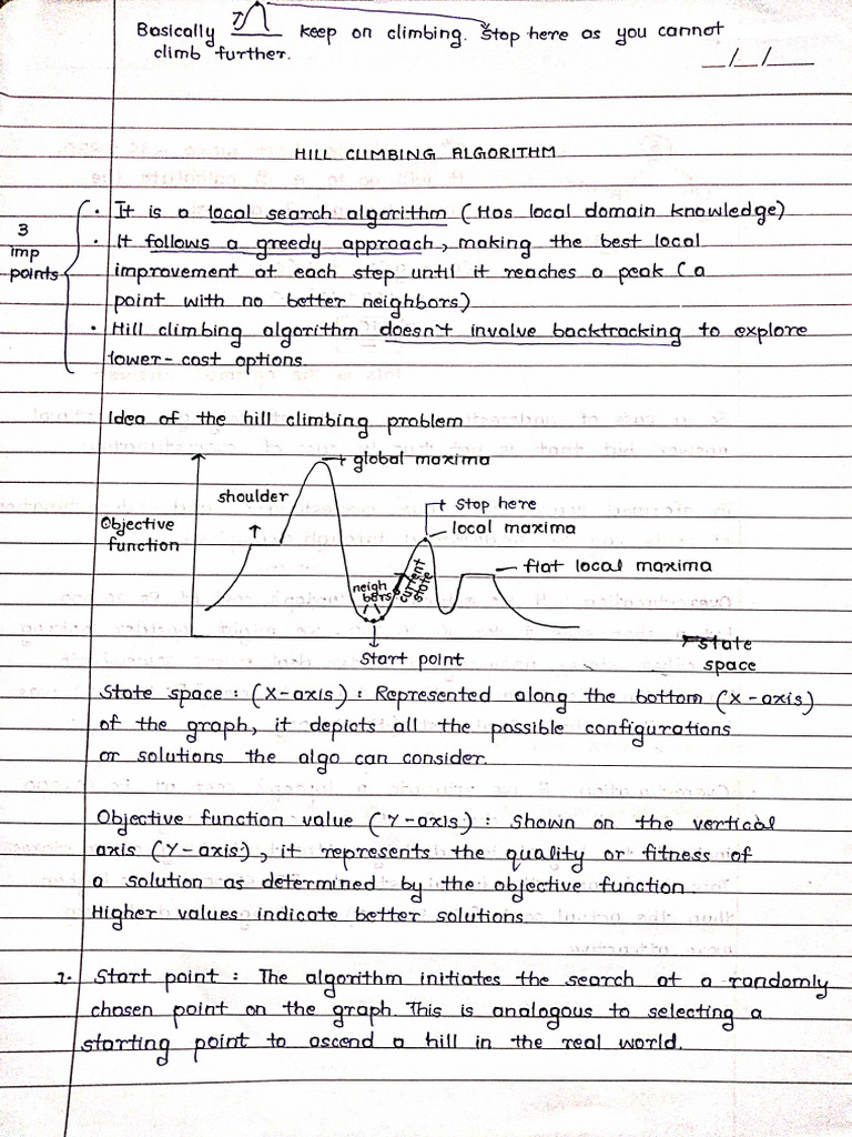 Hill Climbing Algorithm | PDF