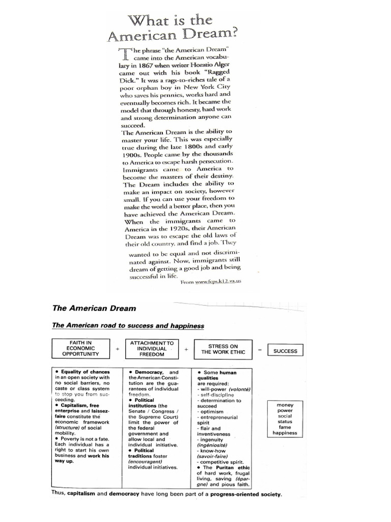 The American Dream | PDF