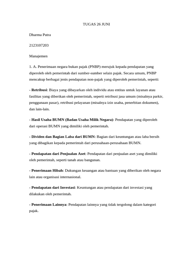 TUGAS 26 JUNI | PDF