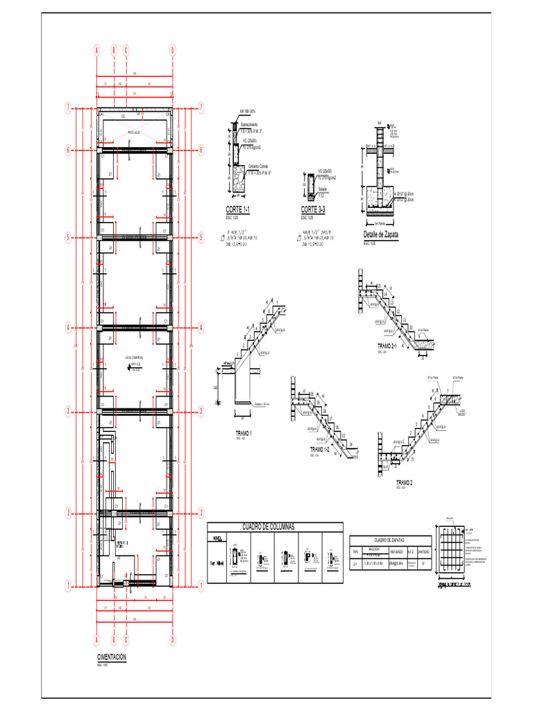 Plano de Estructura-Model - PDFF | PDF