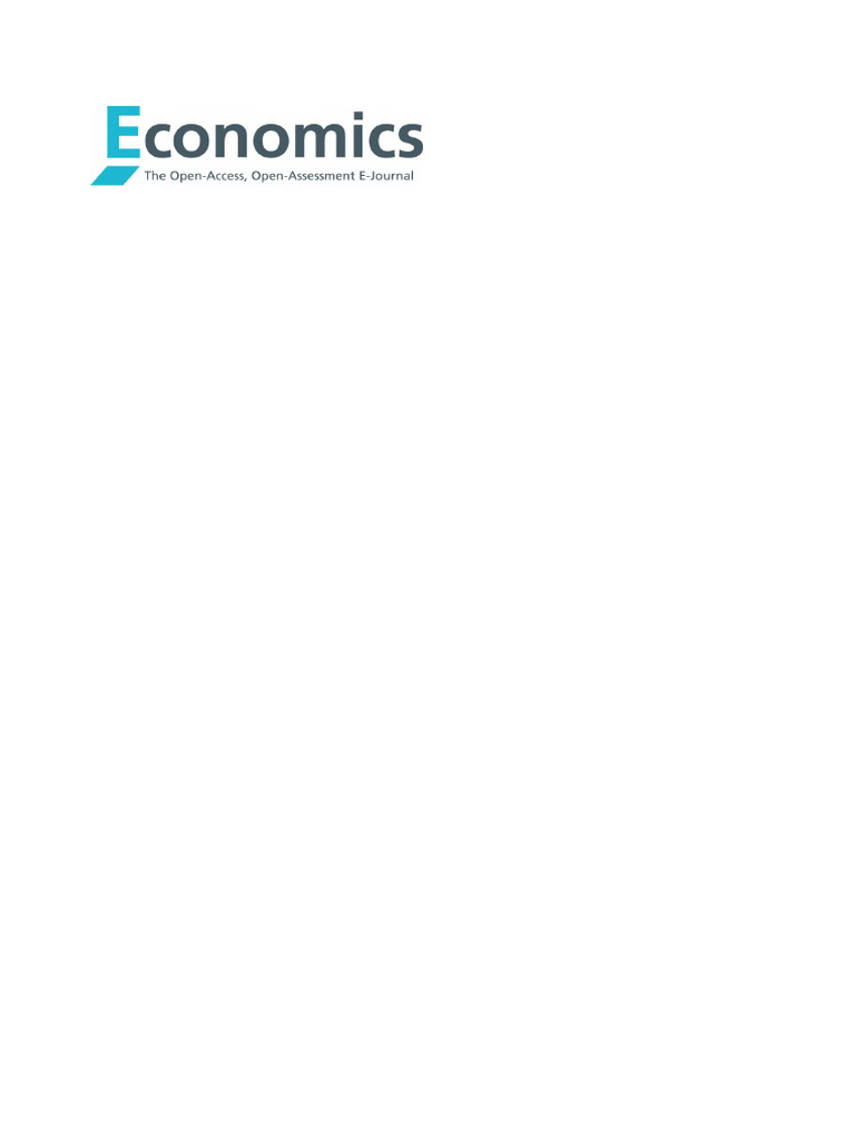10.5018 Economics Ejournal - Ja.2020 8 | PDF