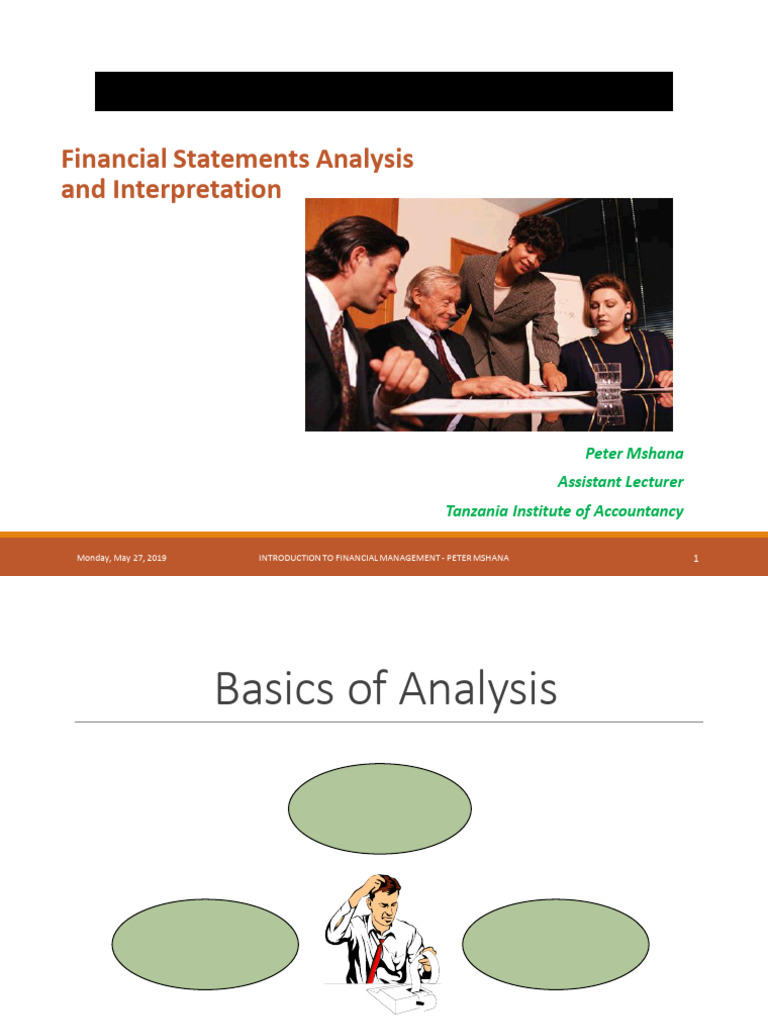 Financial Statement Analysis Handout | PDF