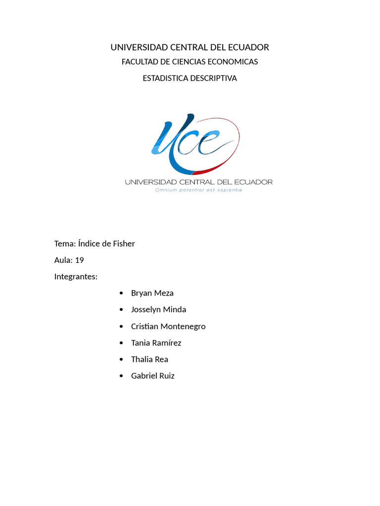 Indice de Fisher | PDF