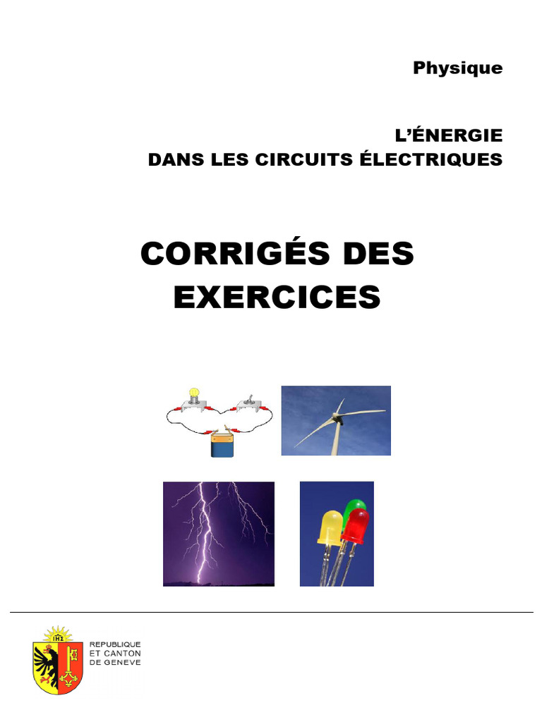 Corrige Electricite | PDF