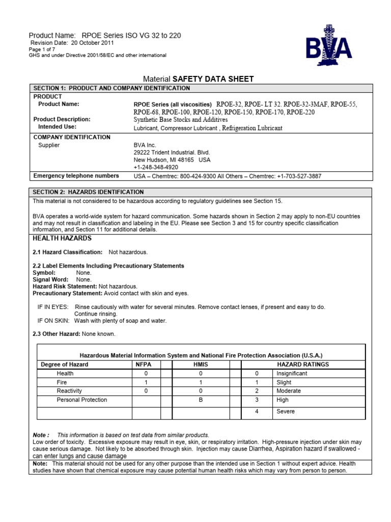 Safety-Data-Sheet_SDS_EN | PDF