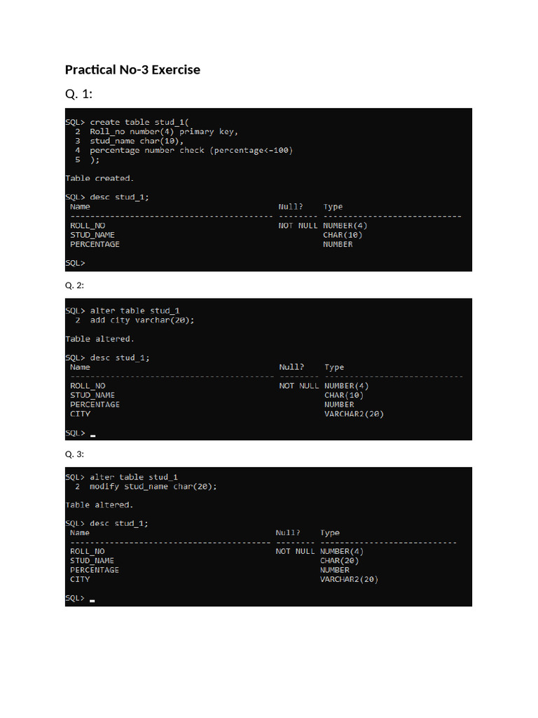 Practical No 3 | PDF