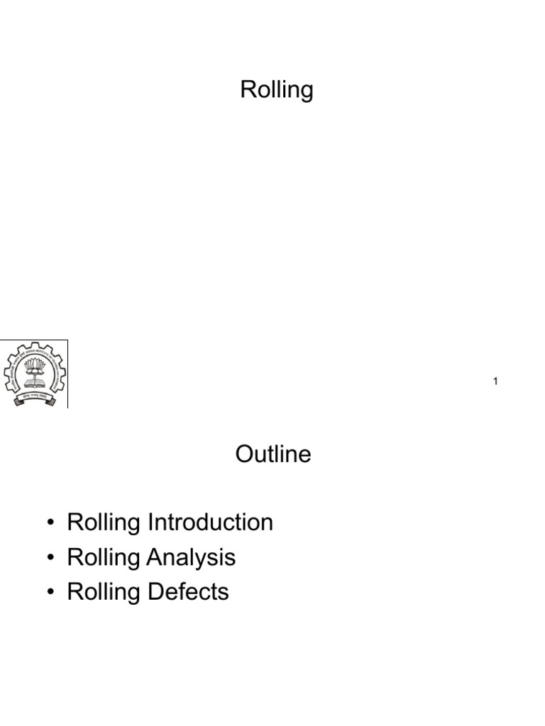 Rolling | PDF