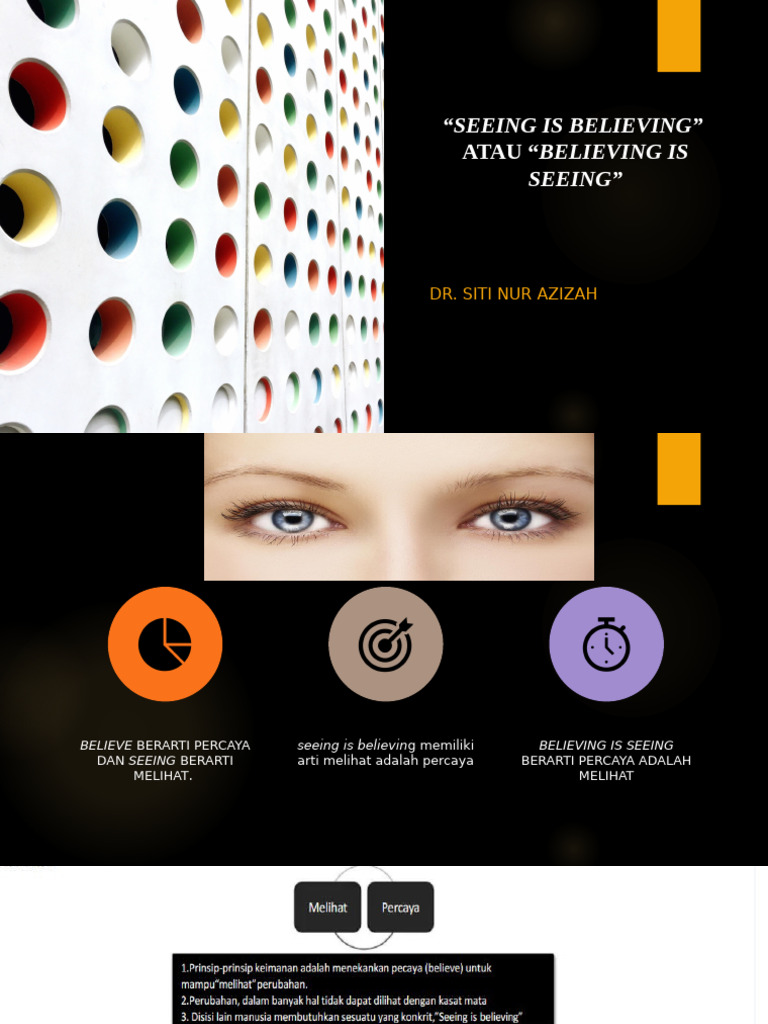 Seeing Is Believing | PDF