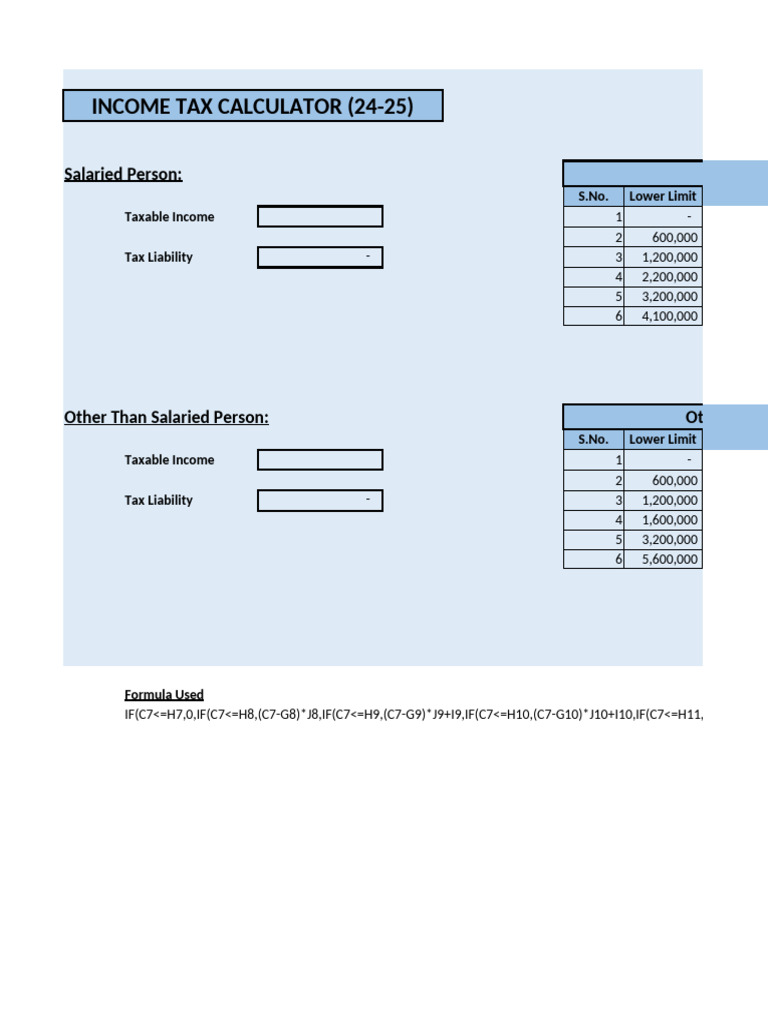 Tax_Calculator | PDF