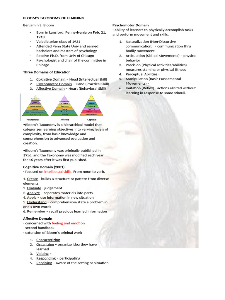 Bloom's Taxo Ahhahaha | PDF