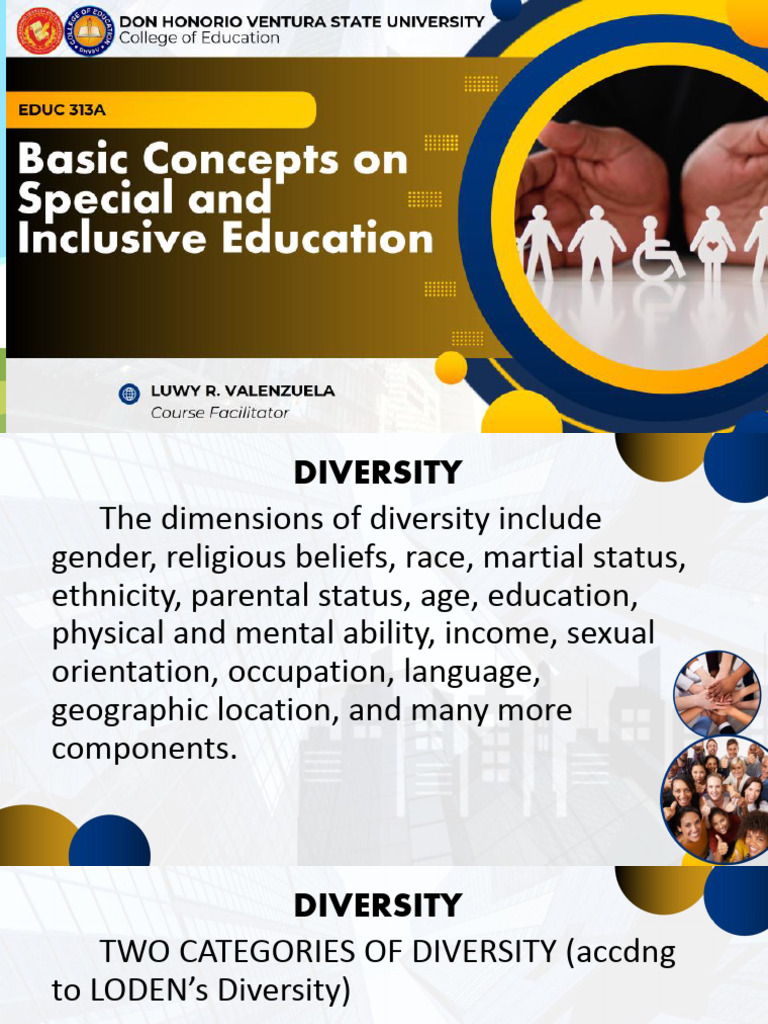 Concept Foundations of Special and Inclusive Ed | PDF