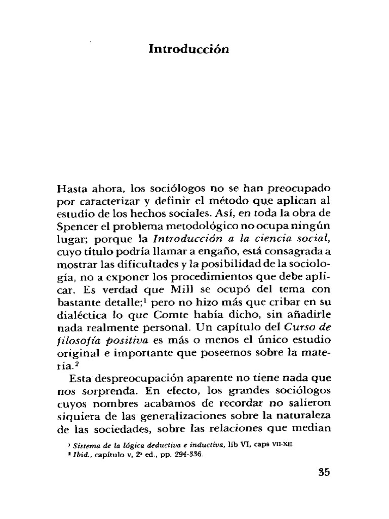 Emile Durkheim - ¿Qué es un hecho social_ | PDF