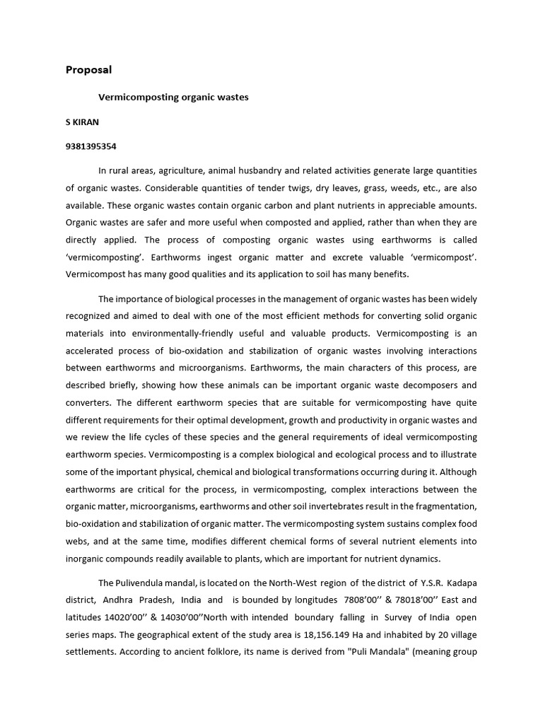 Vermicomposting Organic Wastes | PDF