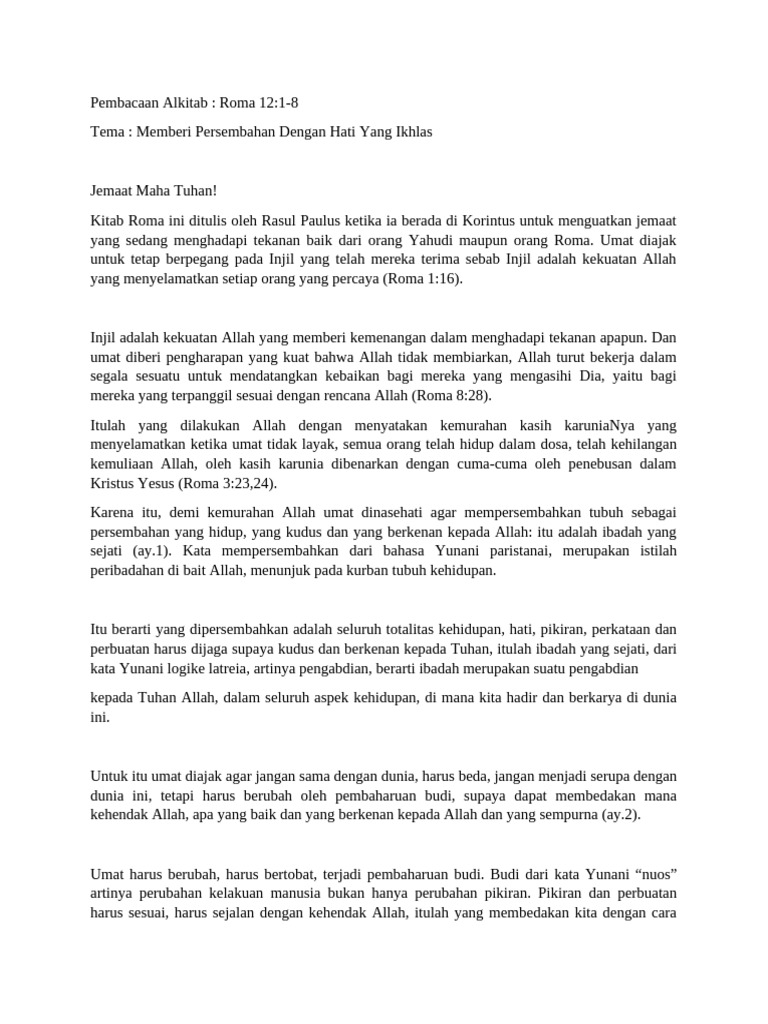 Ku Suka Dirinya Mungkin Aku Sayang | PDF