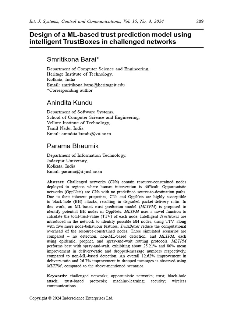SMriti 2024 IJSCC-186095 PPV | PDF