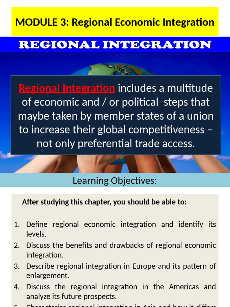 Chapter 3 Regional Economic Integration | PDF