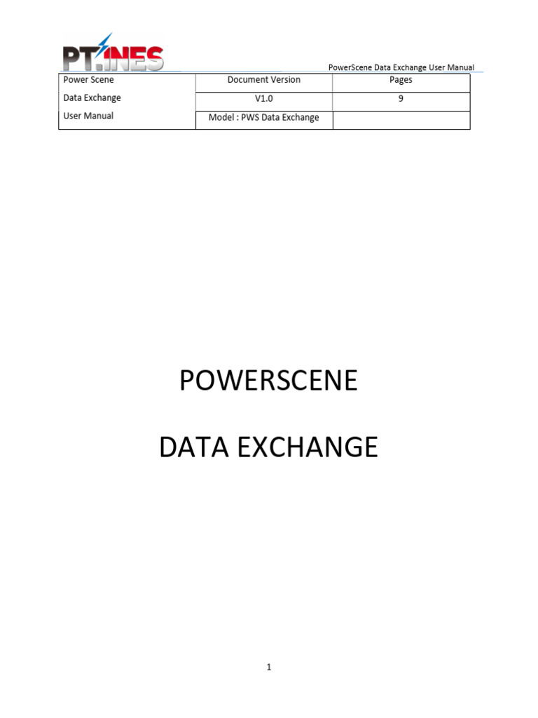 Data Exchange Manual Gateway | PDF