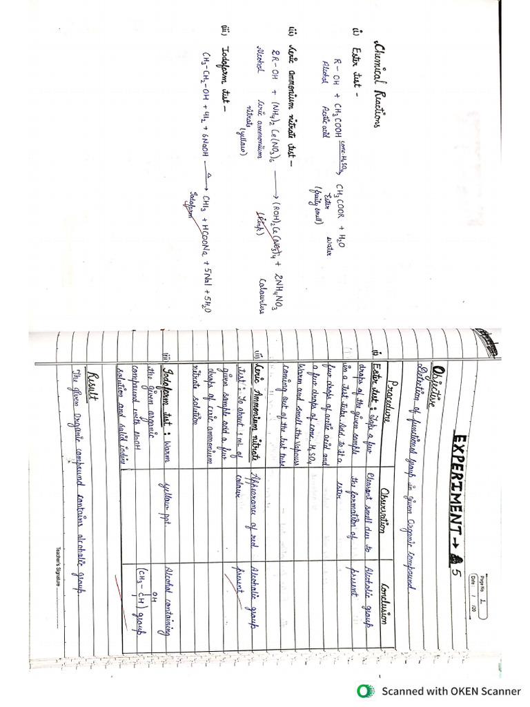 A Nice Experiment For Chemists Lovers | PDF