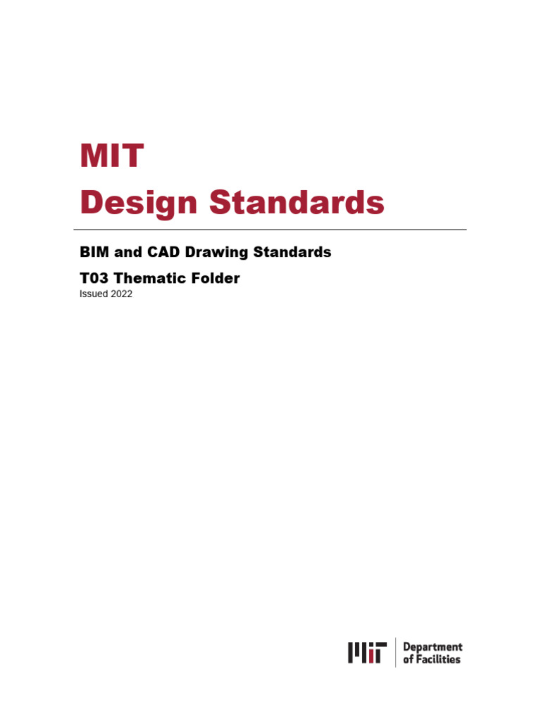 T03 - BIM and CAD Drawing Standards 2022 | PDF