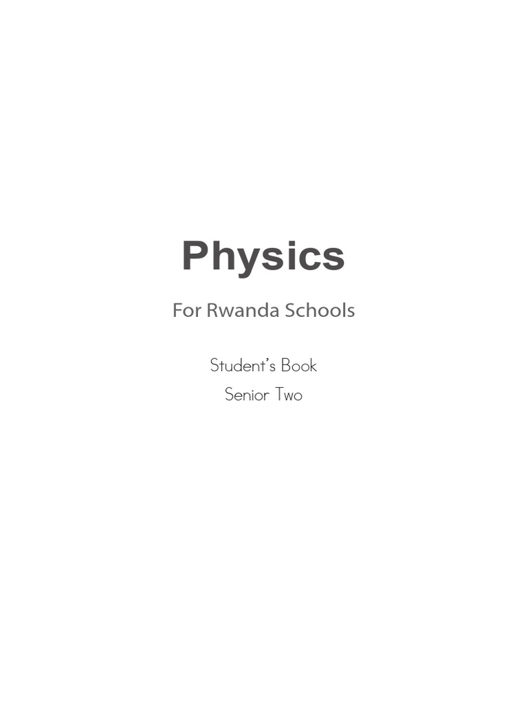 Physics Learners Book S2 | PDF | Accuracy And Precision | Observational Error