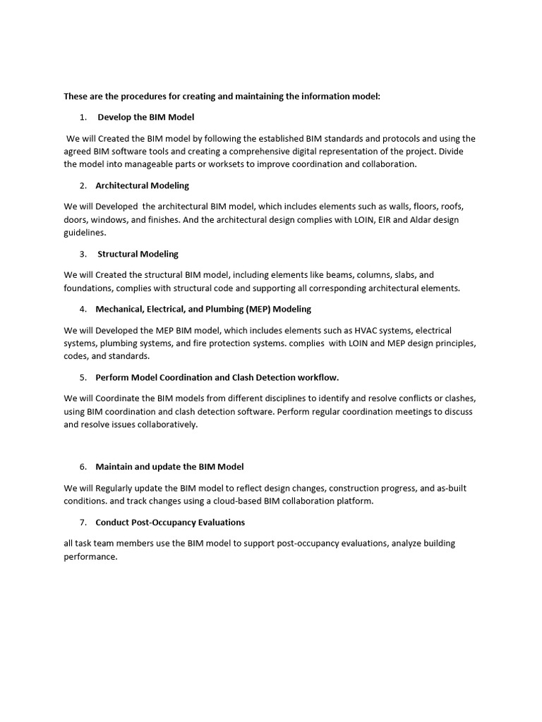 Project Information Model | PDF