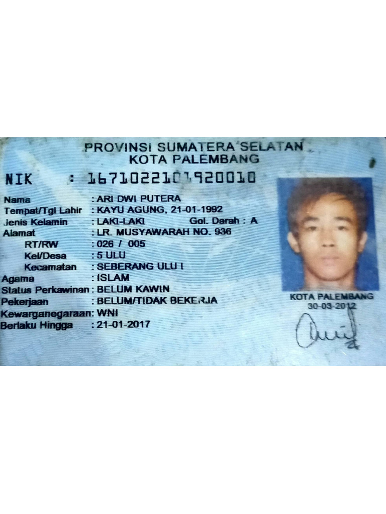 Kartu Tanpa Penduduk, Pdf - Ari Dwi Putera (1) | PDF