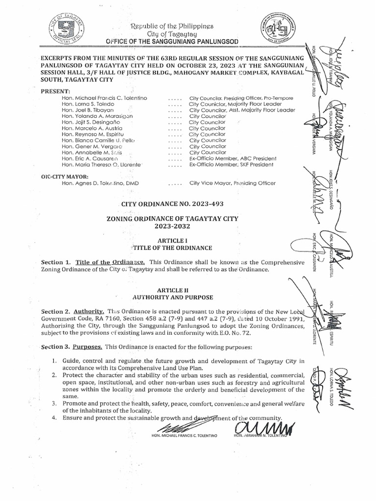Zoning Ordinance | PDF