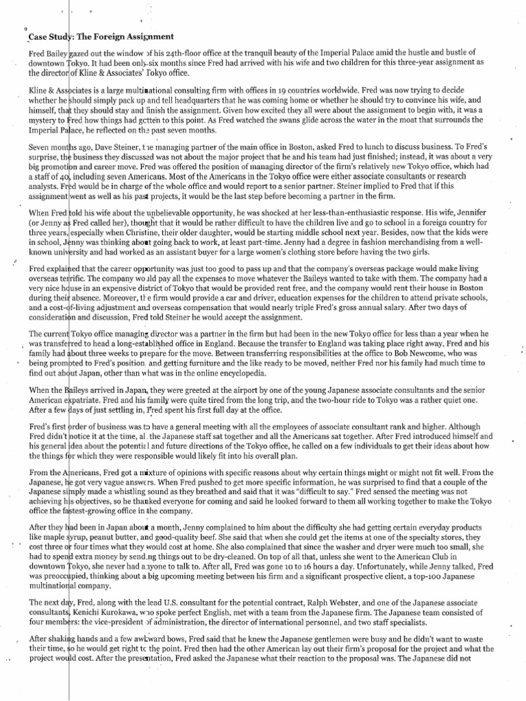 2382 The Foreign Assignment Case - Individual | PDF