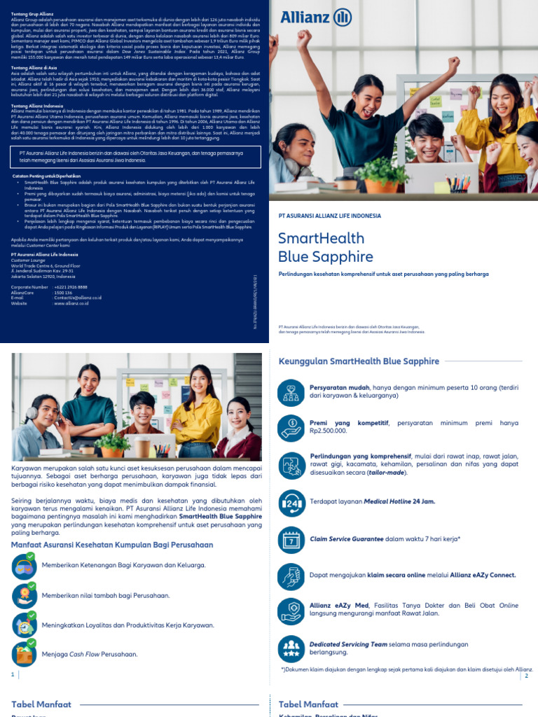 Brosur Smarthealth Blue Sapphire | PDF