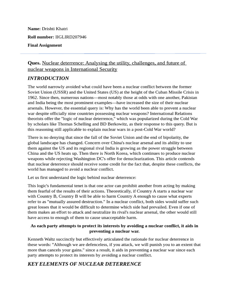 Final Assignment | PDF