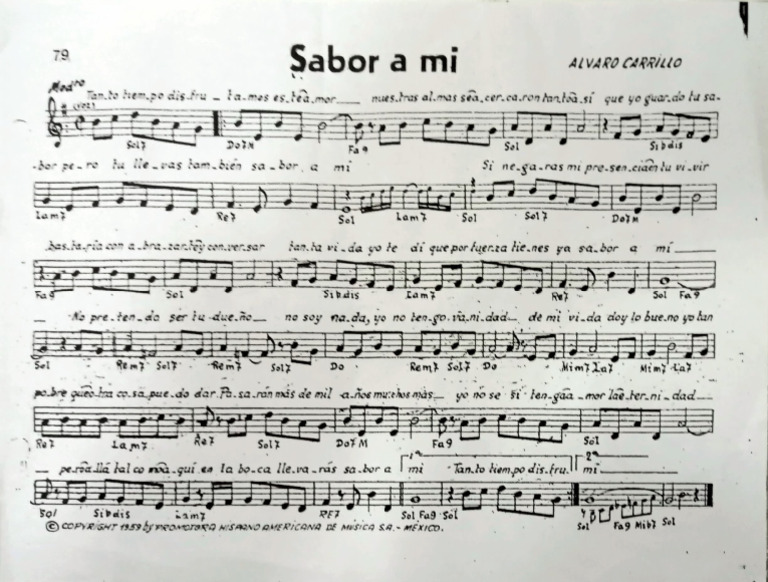 Sabor A Mi | PDF