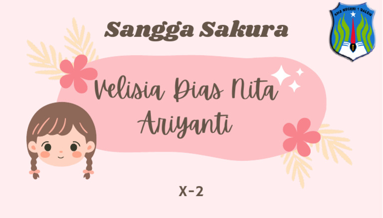 Pink Modern Cute Name Tag | PDF