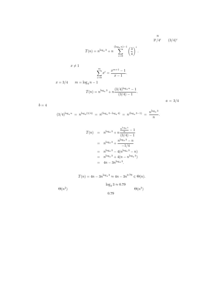 Lect8 More Recurrences | PDF