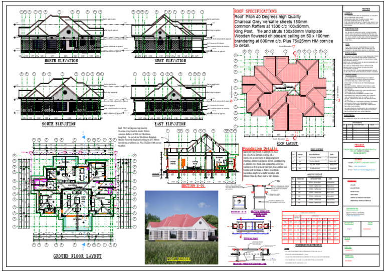 Thomas Odhiambo Final Architectural Drawing | PDF | Plumbing | Building Engineering