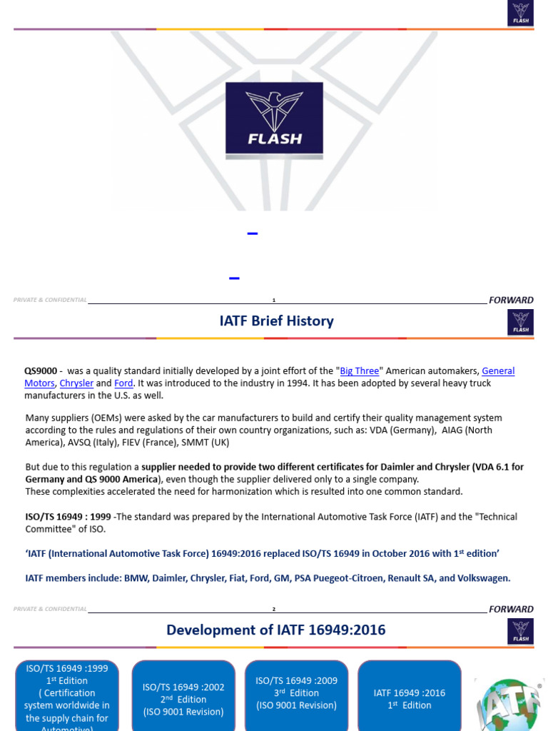 IATF & IQA System Awareness Training | PDF | Audit | Iso 9000