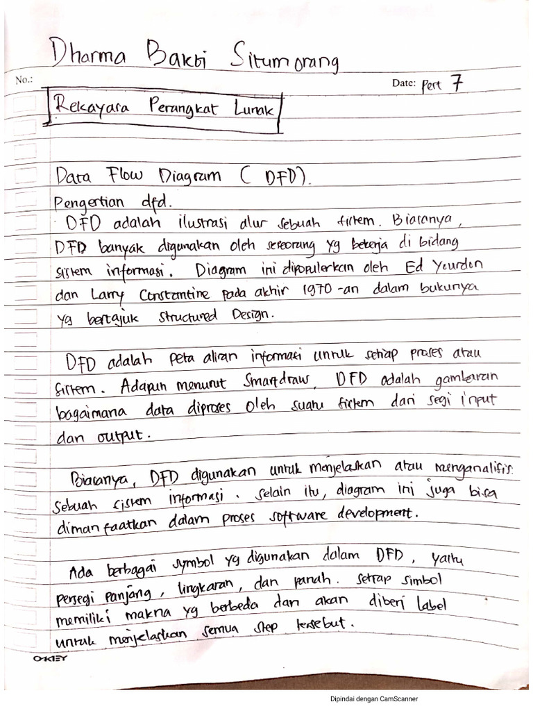 Tugas RPL - DFD dan ERD | PDF