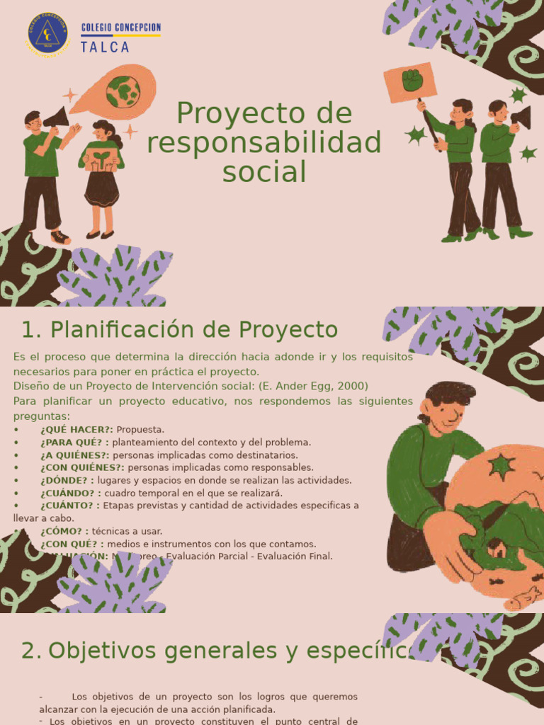 Proyecto de Responsabilidad Social | PDF