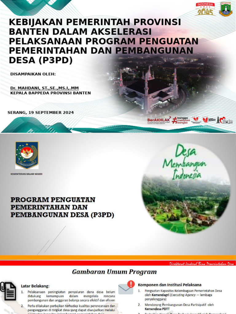 Paparan P3PD Kaban, 19 Sept 2024 | PDF