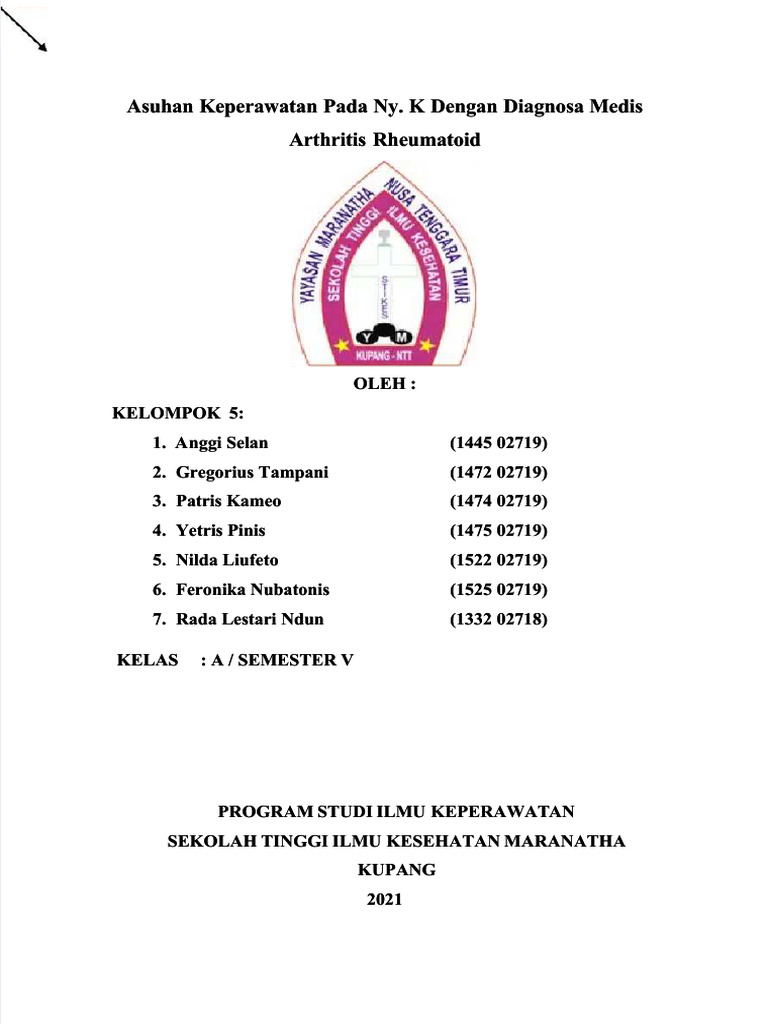 Pdf Artritis Rheumatoid Compress Pdf