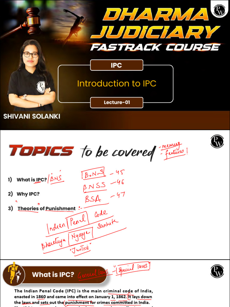 IPC - Class Notes | PDF