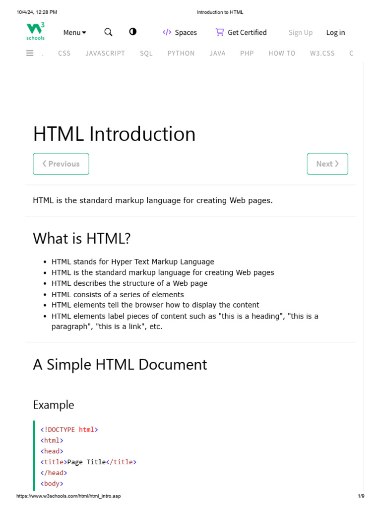 HTML 2 | PDF