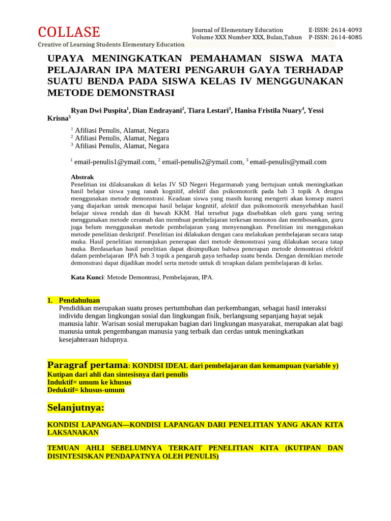 Author-Guidelines-Collase-2024 INDO | PDF