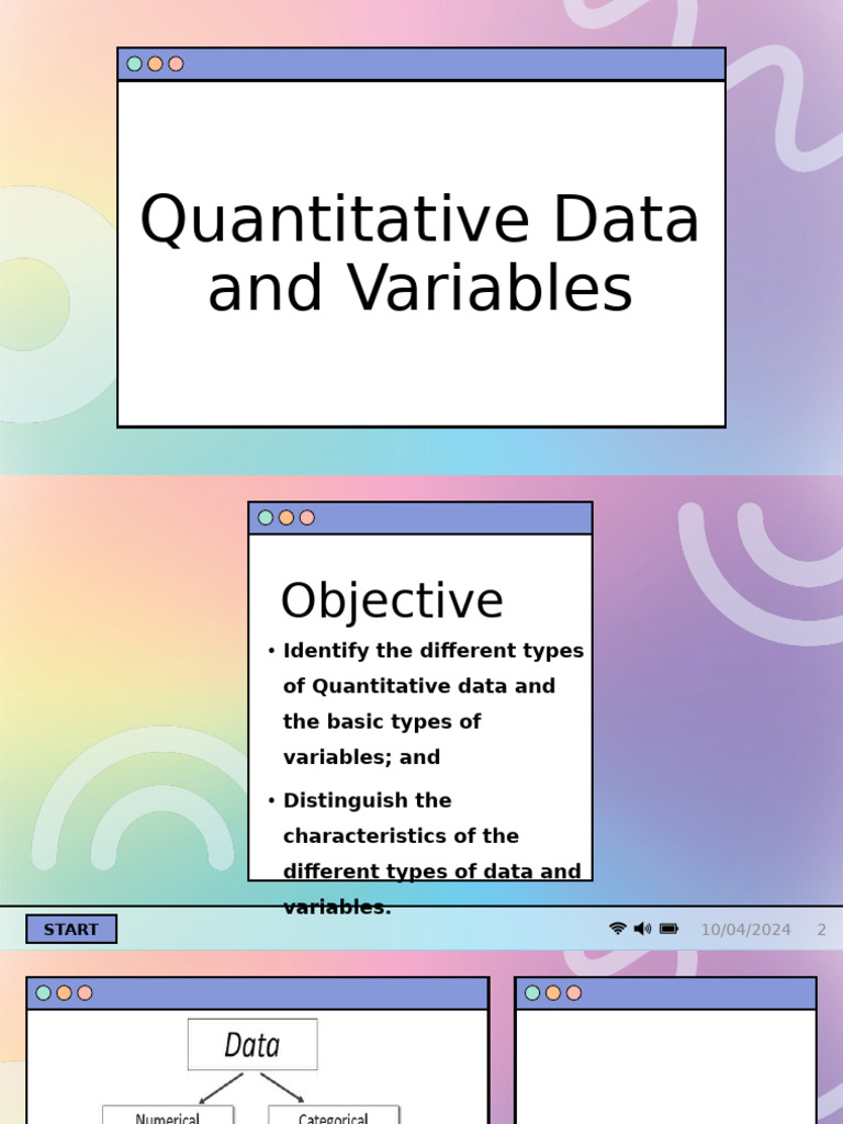 Quantitative Data and Variables | PDF | Level Of Measurement ...