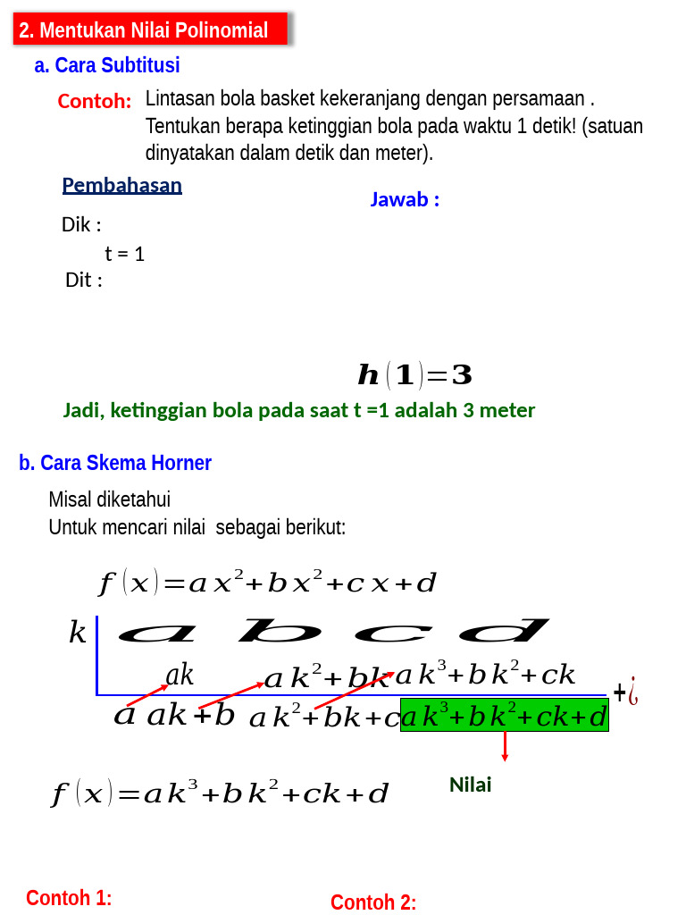 Polinomial Bagian 2 | PDF