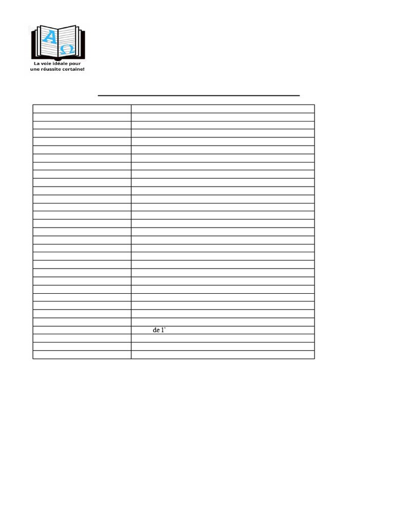 Programme Annuel | PDF