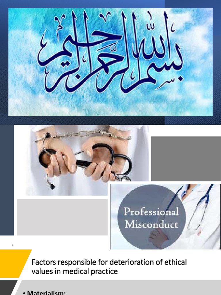 Professional Misconduct. Content | PDF | Professional Ethics | Medical ...