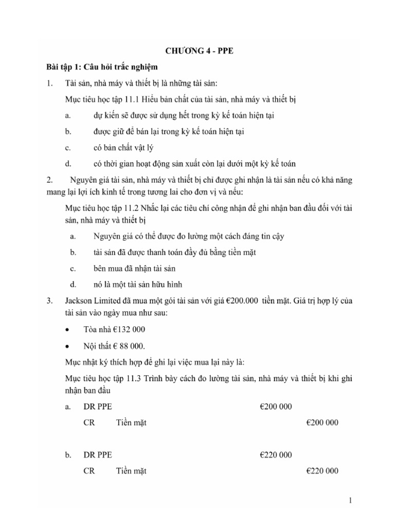 Chương 4 PPE BT SV | PDF